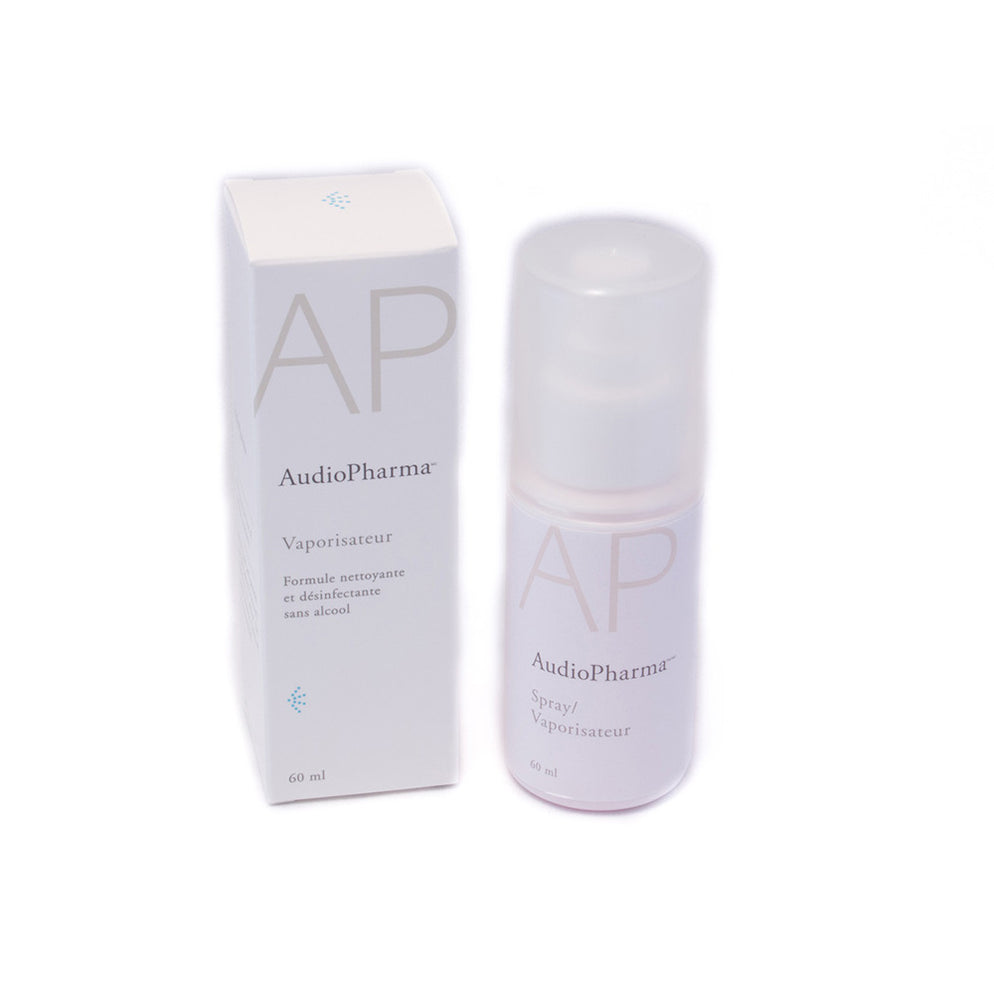 AudioPharma - Alcohol free disinfectant spray for hearing aid cleaning ...